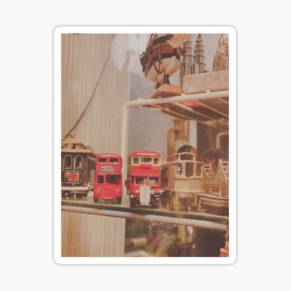 "Retro buses" Sticker by Pineappie | Redbubble