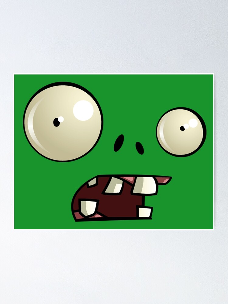 "Plants VS Zombies "Face Zombie"" Poster for Sale by skywraith | Redbubble