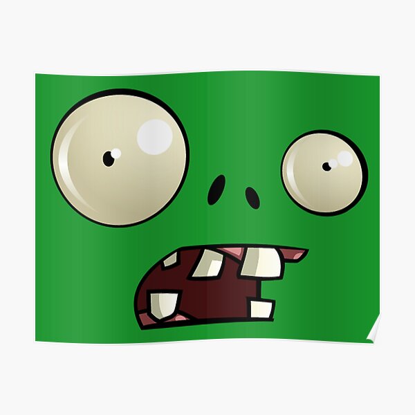 "Plants VS Zombies "Face Zombie"" Poster for Sale by skywraith | Redbubble