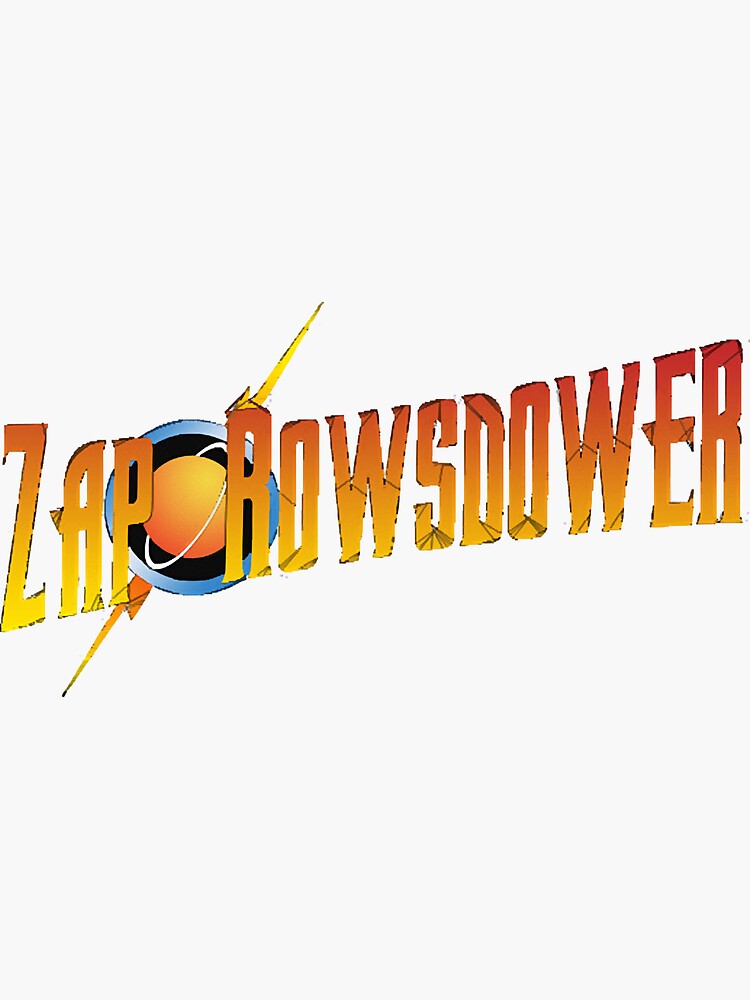 "Zap Rowsdower " Sticker for Sale by chesteroch | Redbubble