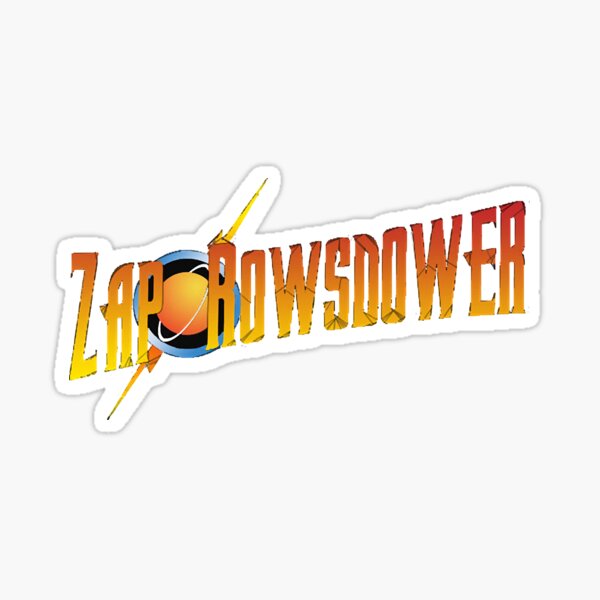 "Zap Rowsdower " Sticker for Sale by chesteroch | Redbubble