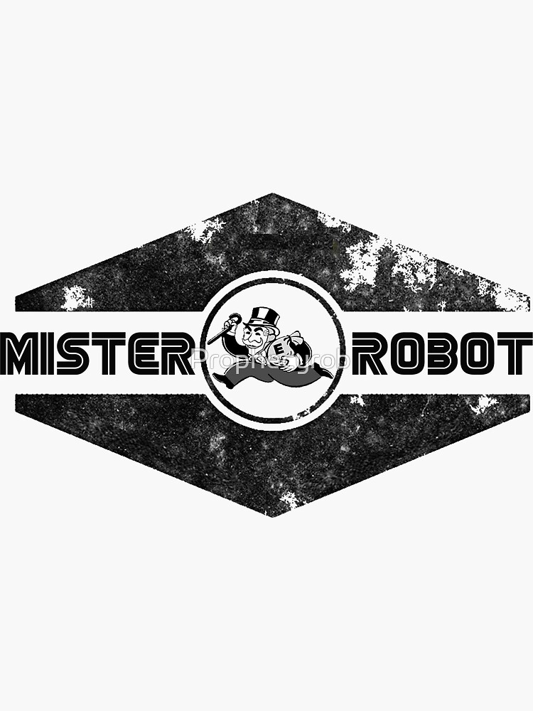 "Mr. Robot Retro Logo E Corp" Sticker for Sale by Prophecyrob | Redbubble