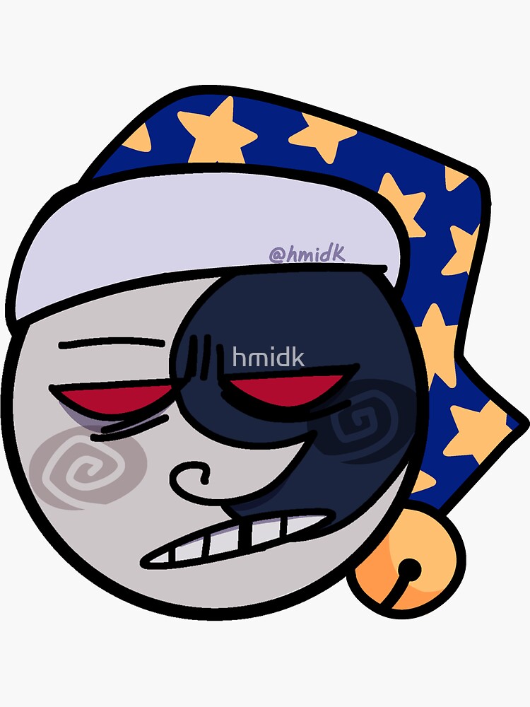 "Moon FNAF " Sticker for Sale by hmidk | Redbubble
