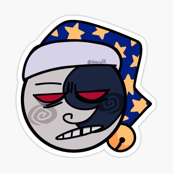 "Moon FNAF " Sticker for Sale by hmidk | Redbubble