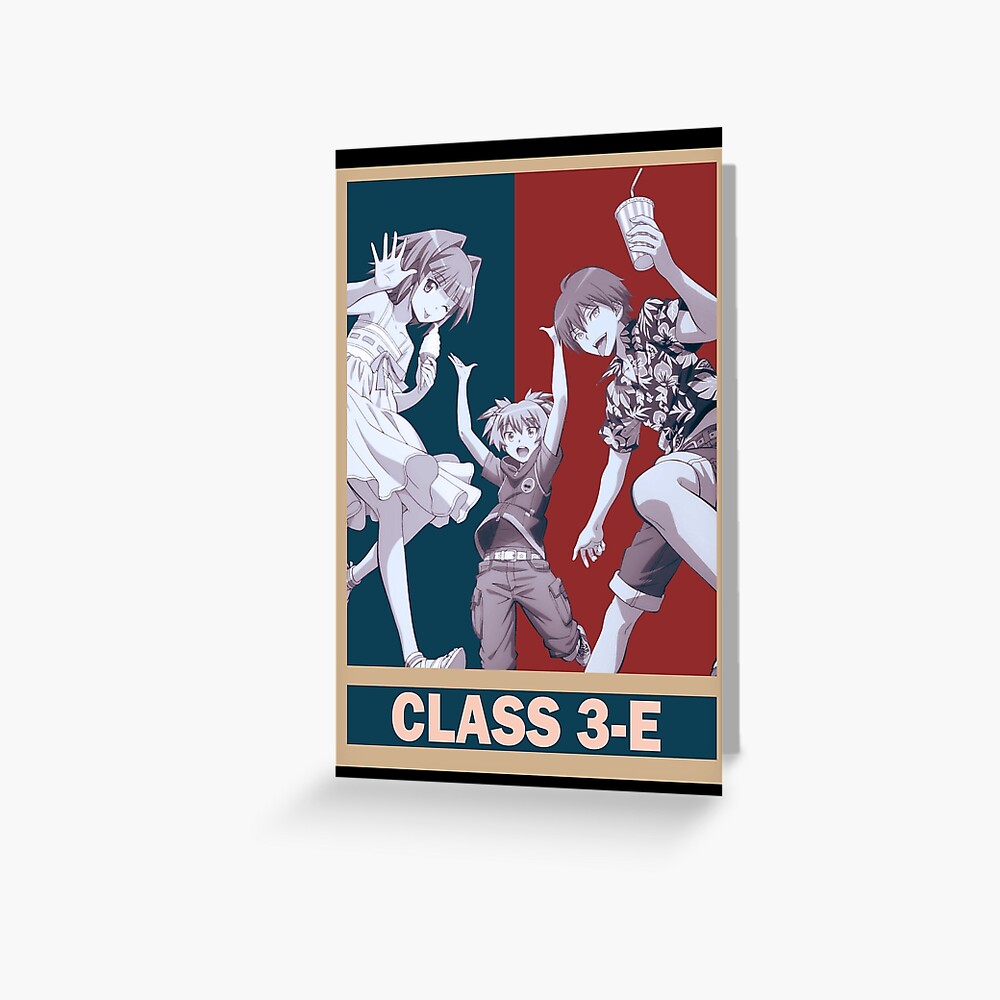 "Class 3E Assassination Classroom Ansatsu Kyoushitsu Vintage Vector ...