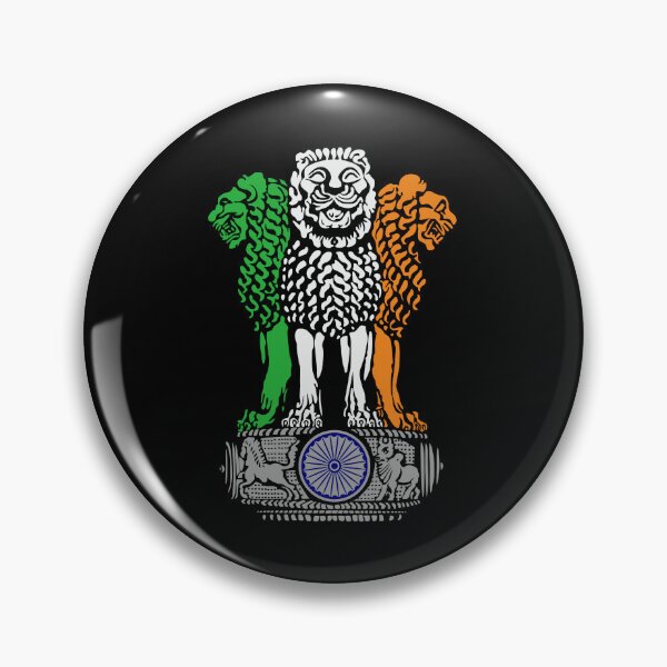 "India Insignia Lions Indian Patriot #1350" Pin for Sale by Rare ...