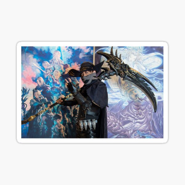 "Final Fantasy XIV Endwalker" Sticker by LunarBurrow | Redbubble