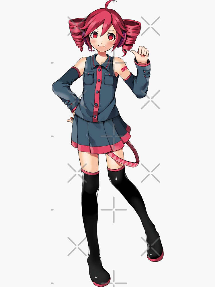 "Kasane teto , funny triple baka" Sticker for Sale by Goodlife4you ...