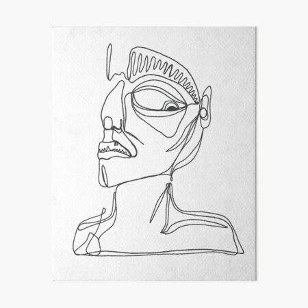 "one line of judgement" Art Board Print for Sale by gabkl | Redbubble