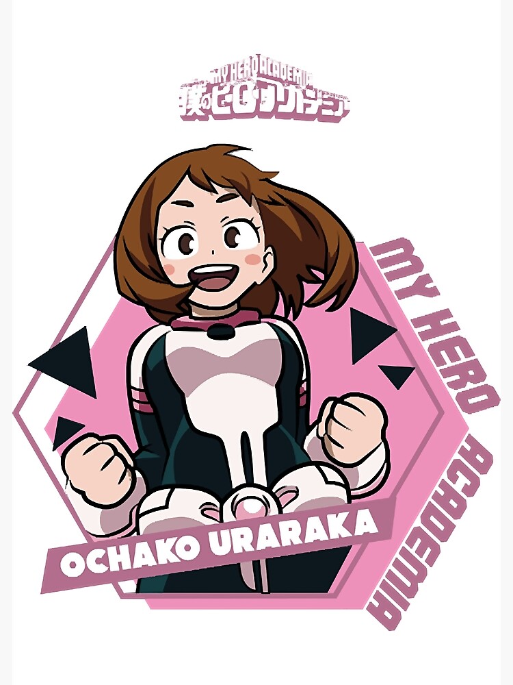 "MY HERO ACADEMIA (BNHA) OCHAKO URARAKA (BLACK) " Poster for Sale by ...