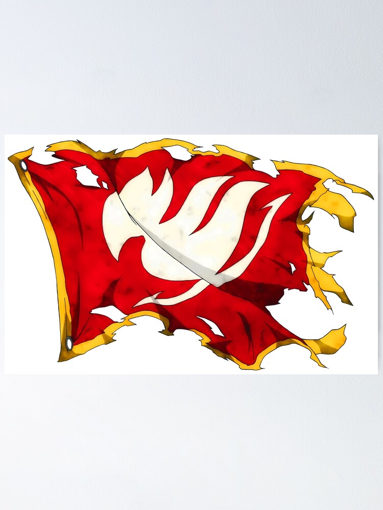 "Fairy Tail Flag" Poster for Sale by OG-W33dMan | Redbubble