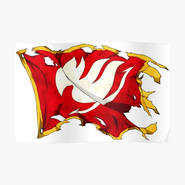 "Fairy Tail Flag" Poster for Sale by OG-W33dMan | Redbubble