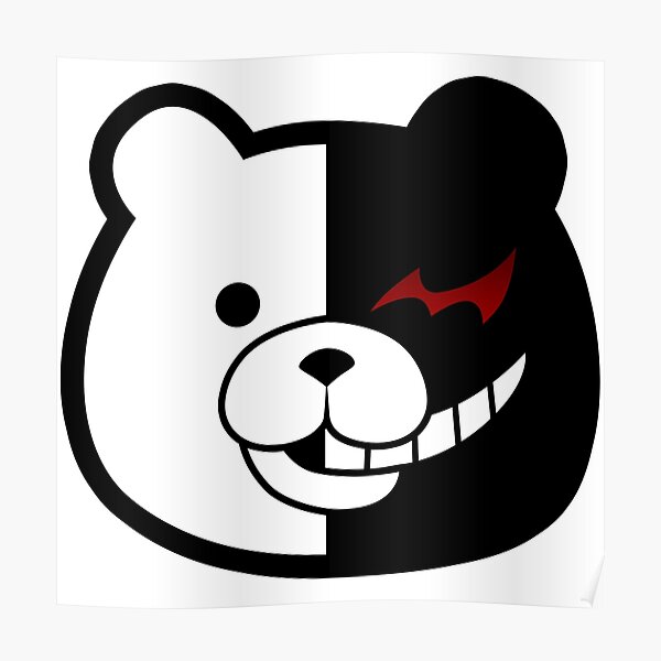 "Monokuma!!" Poster for Sale by lorihime | Redbubble