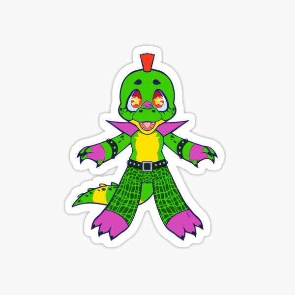 "Monty (Montgomery) Gator Chibi-Without Glasses Sticker" Sticker for ...