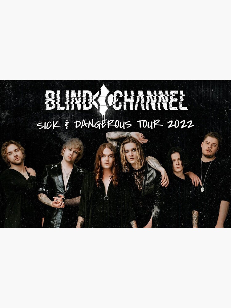 "Blind Channel Tour 2022 Fanmade Merch" Sticker von Cool-kitty | Redbubble