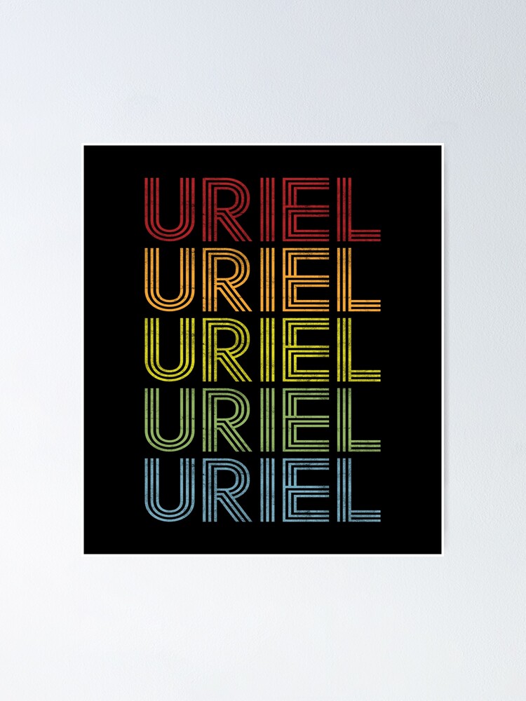 Póster «Camiseta con el nombre de Uriel - Camiseta con el nombre de ...