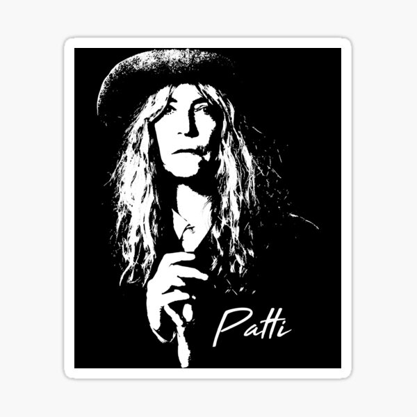 "Patti Smith - Portrait Essential" Sticker for Sale by gaylordmadilyn ...
