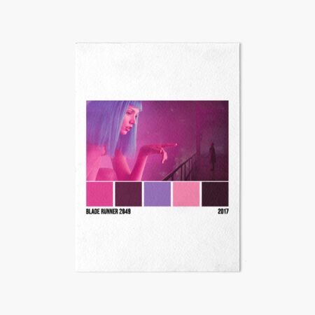 "Blade Runner Color Palettes " Art Board Print for Sale by delainejosel ...