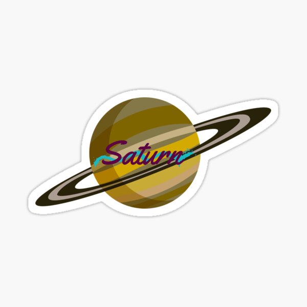 "Saturn planet, solar system" Sticker by Mr-Stellaxer | Redbubble