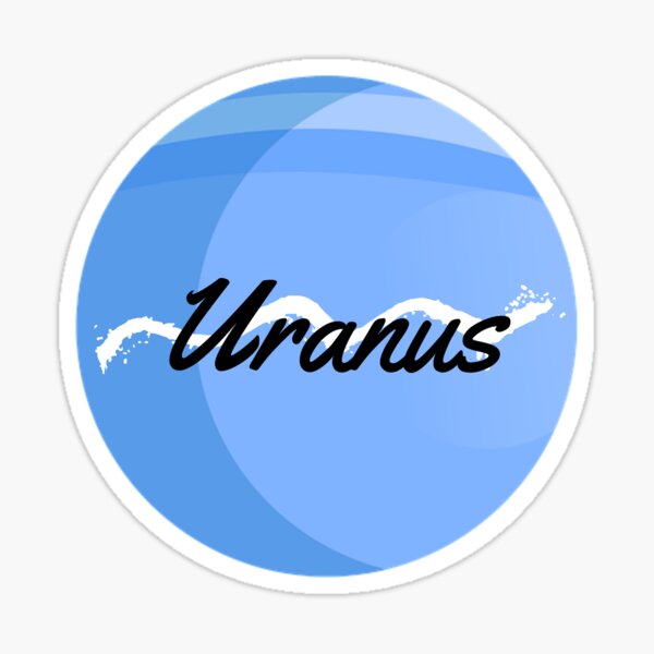 "Uranus planet, solar system" Sticker for Sale by Mr-Stellaxer | Redbubble