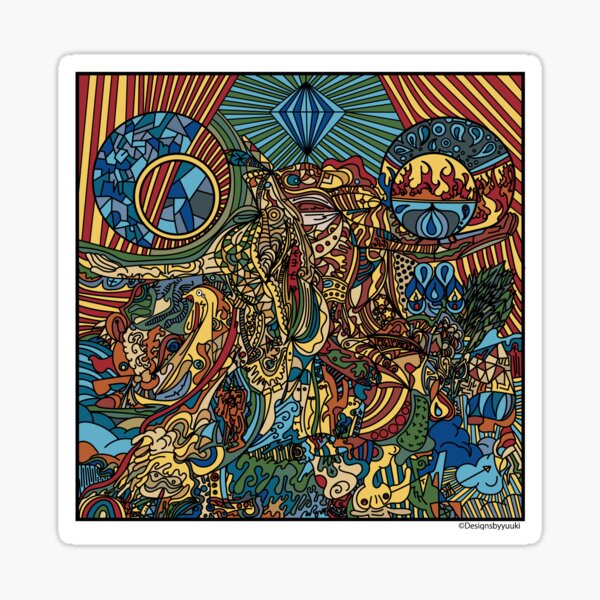 ""Two emperor"" Sticker for Sale by Yuukisdesign | Redbubble