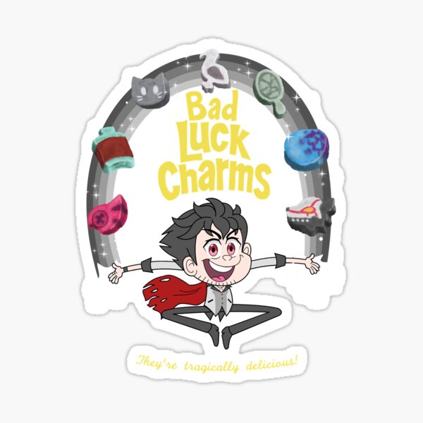 "RWBY Bad Luck Charms" Sticker by waitemoji | Redbubble