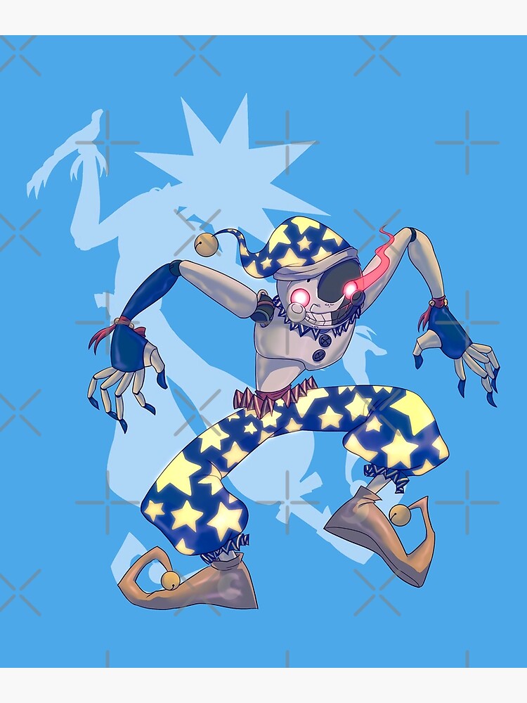 "Moon BOSS FNAF Security Breach" Poster by be-yourself-art | Redbubble