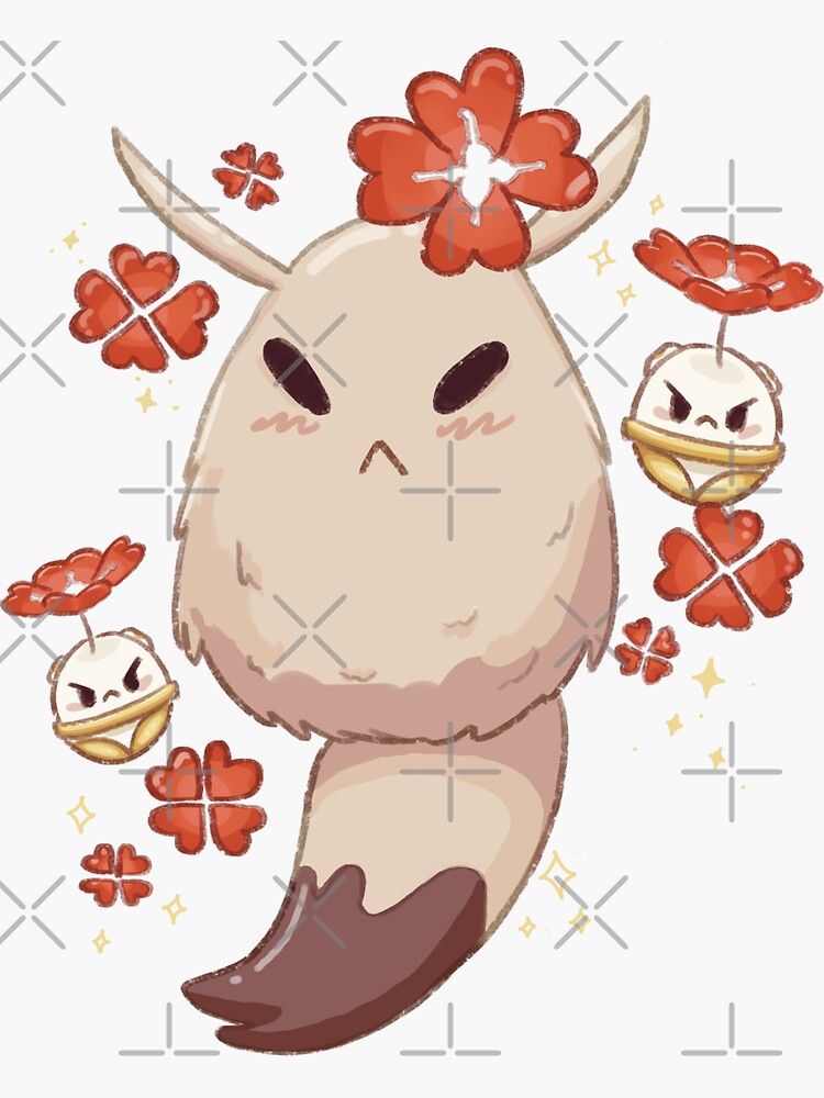 Sticker « Genshin Impact Dodoco (fanmade) », par DarkJellie | Redbubble