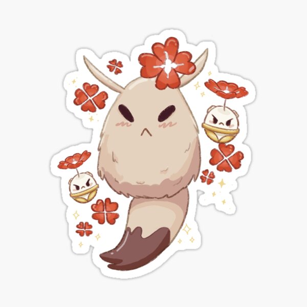 Sticker « Genshin Impact Dodoco (fanmade) », par DarkJellie | Redbubble