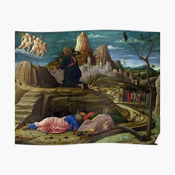 "Andrea Mantegna Agony in the Garden" Poster by veryoldmaster1 | Redbubble
