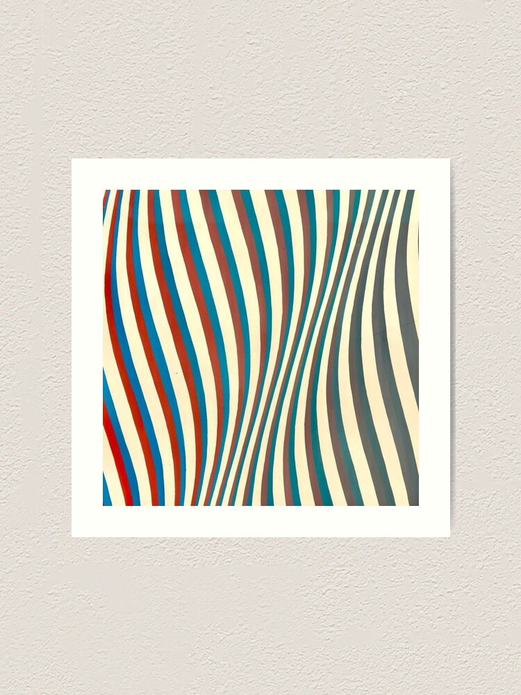 "Bridget Riley abstract painting," Art Print for Sale by AnsamArt ...
