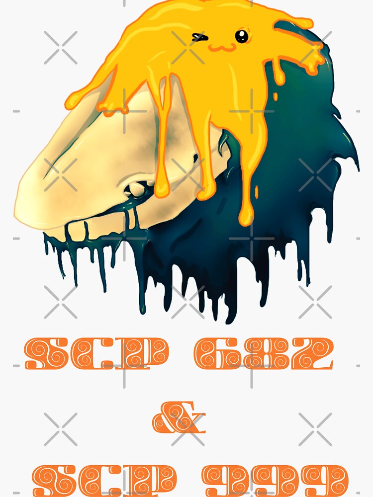 "Scp 682" Sticker by ARCELINE | Redbubble