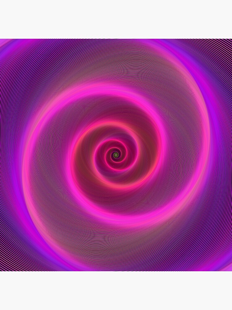 "Pink spiral" Poster for Sale by Zip-Zup | Redbubble