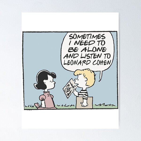"Leonard Cohen T-ShirtLeonard Cohen _ Vinyl Obsessive Comic _ Fan Art ...