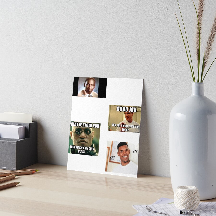 "Teacher Memes Sticker Pack" Art Board Print by sgkrishna | Redbubble
