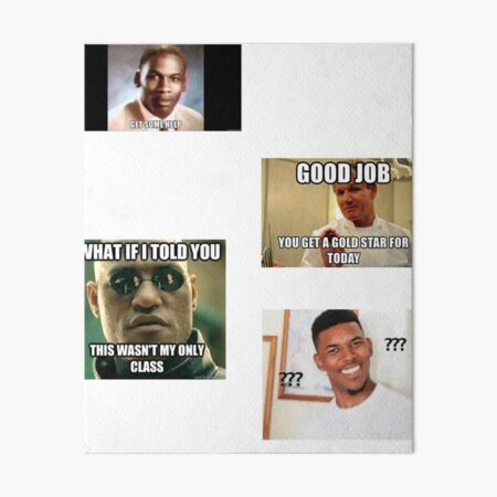 "Teacher Memes Sticker Pack" Art Board Print by sgkrishna | Redbubble