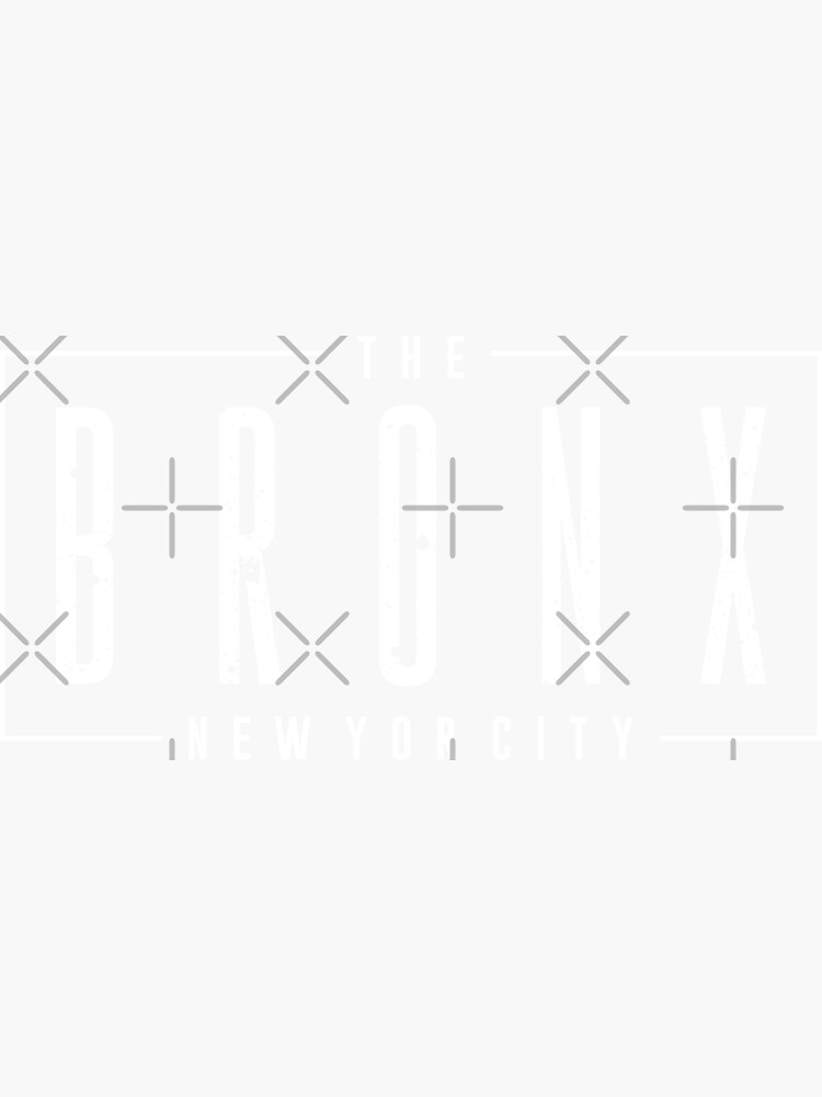 "the bronx new york city" Sticker for Sale by ABJML | Redbubble