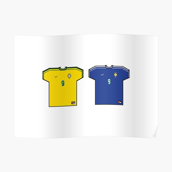 "Brazil National Team 1998 Kits" Poster by ccamb00 | Redbubble