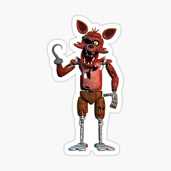 "FNAF Foxy" Sticker for Sale by ChocolateColors | Redbubble