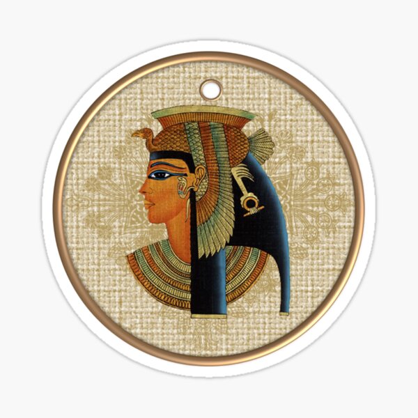 "Cleopatra, the beautiful ancient Egyptian queen in Alexandria" Sticker ...