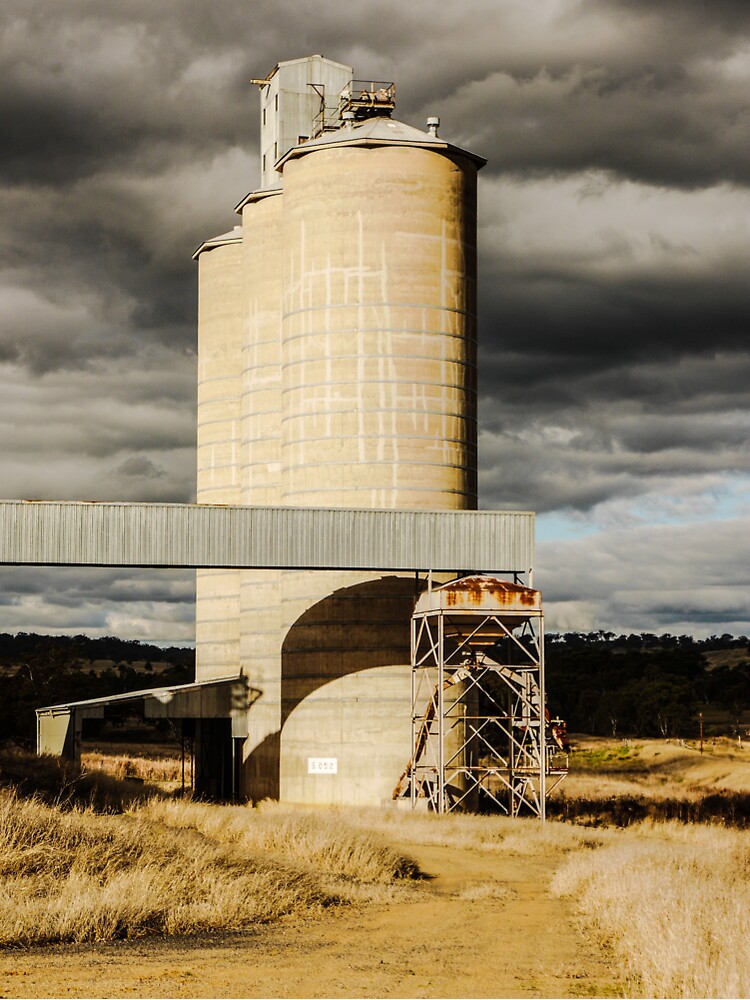 "Forgotten Silos - Merriwa, New South Wales" Sticker by Moments-In-Time ...