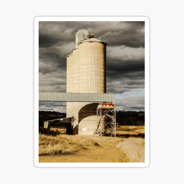 "Forgotten Silos - Merriwa, New South Wales" Sticker by Moments-In-Time ...
