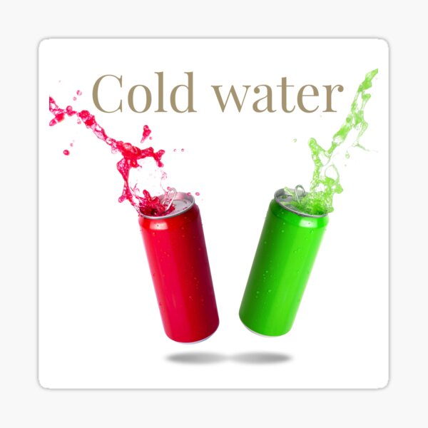 "Cold water" Sticker for Sale by pkumar999 | Redbubble
