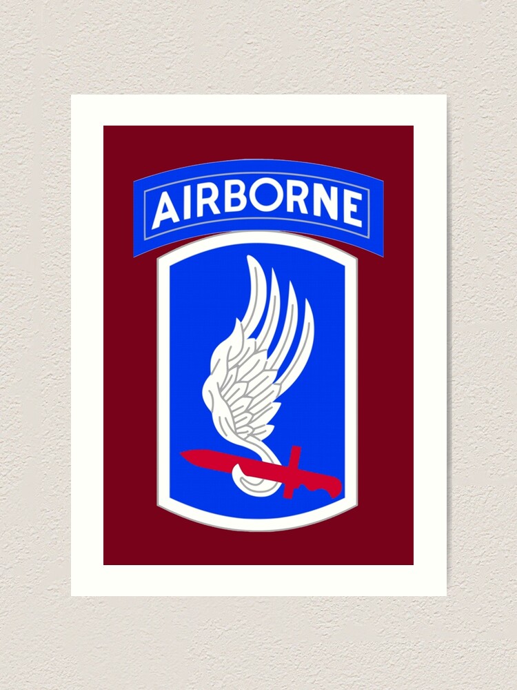 "173rd Airborne Brigade Combat Team (US Army)" Art Print by ...