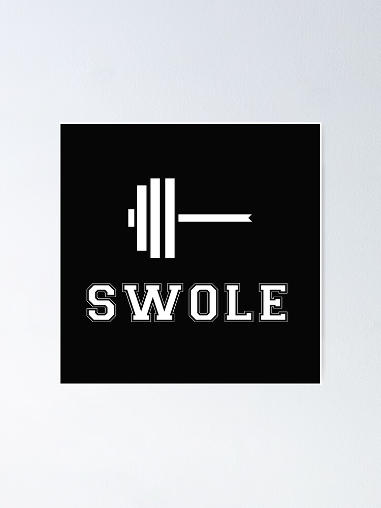 "Swole mates - gym couple " Poster for Sale by Toxic-vibes | Redbubble
