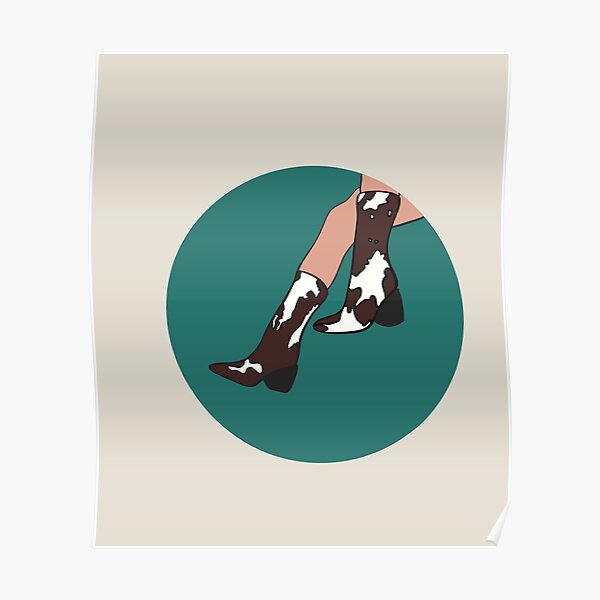 "Cow print cowboy print styling " Poster for Sale by dreamingoutwest ...