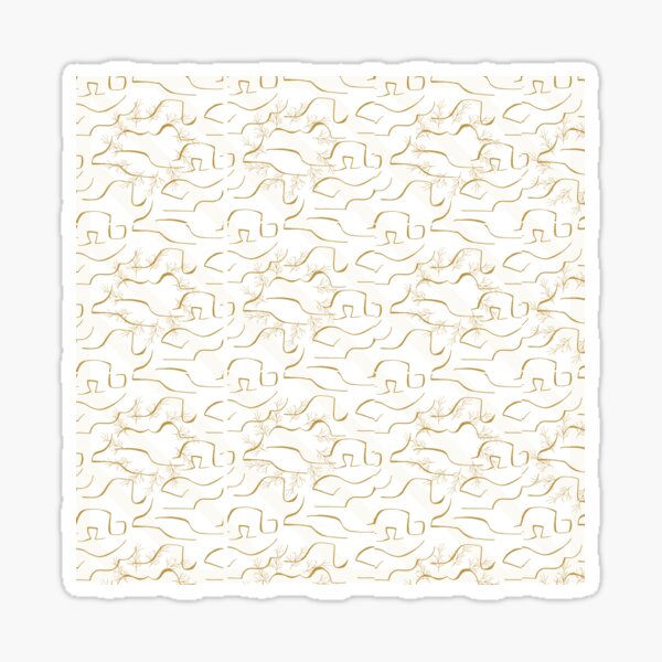 "Beige color design" Sticker by Iram-designs | Redbubble