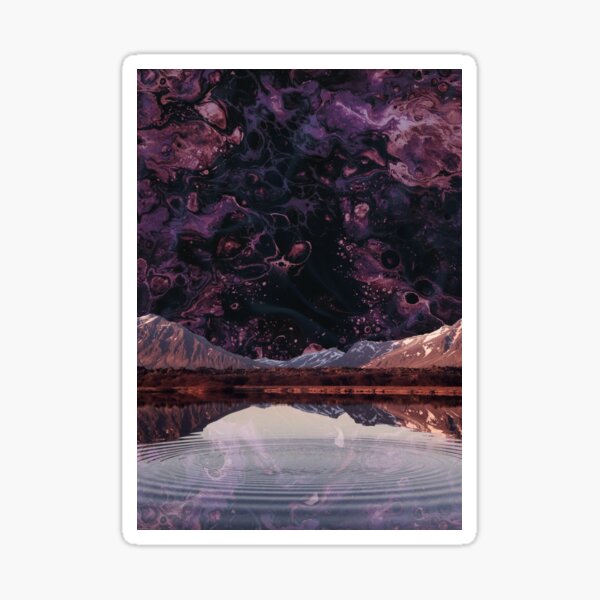 "Escape to the unknown" Sticker by XeniaDella | Redbubble