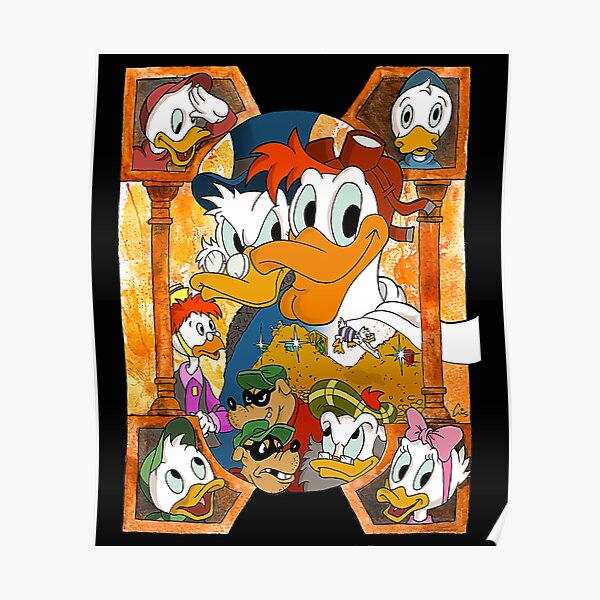"Ducktales" Poster for Sale by Shonuffffeinz | Redbubble