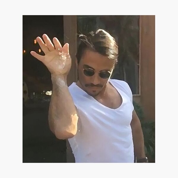 Lámina fotográfica «Salt Guy at it Again» de Kale-Bowl | Redbubble